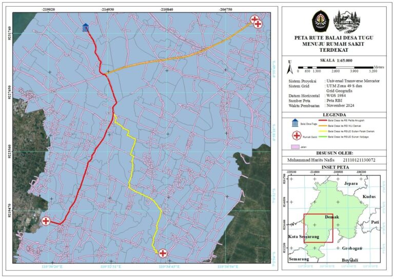 Mahasiswa KKNT UNDIP Hadirkan Peta Network Analysis Menuju Rumah Sakit ...